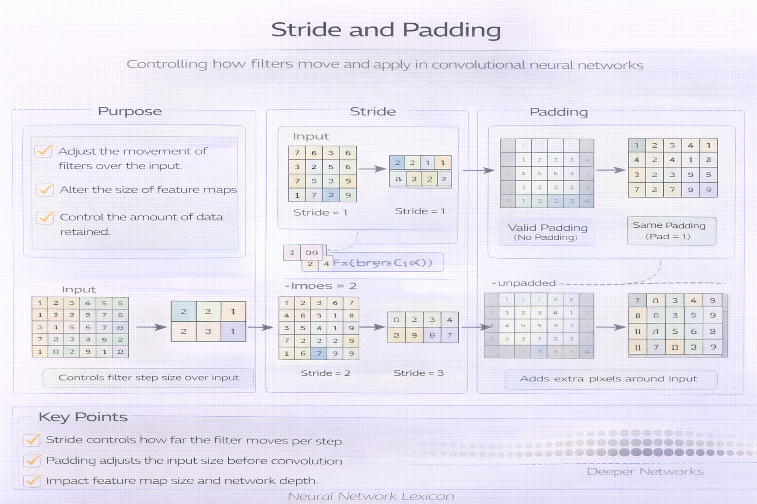 Stride and Padding – Neural Network Lexicon